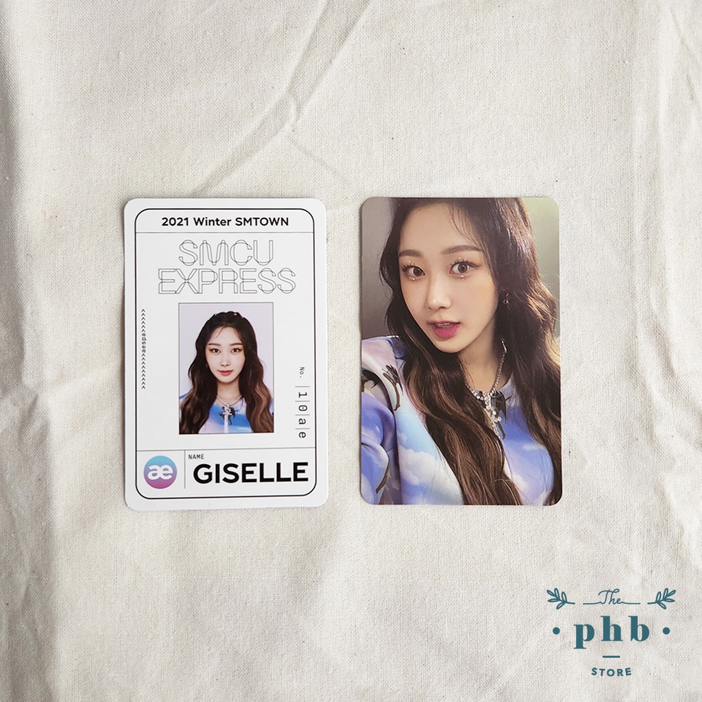 Jual Aespa Giselle SMCU SMTOWN Group Winter 2021 Photocard Passcard Set ...