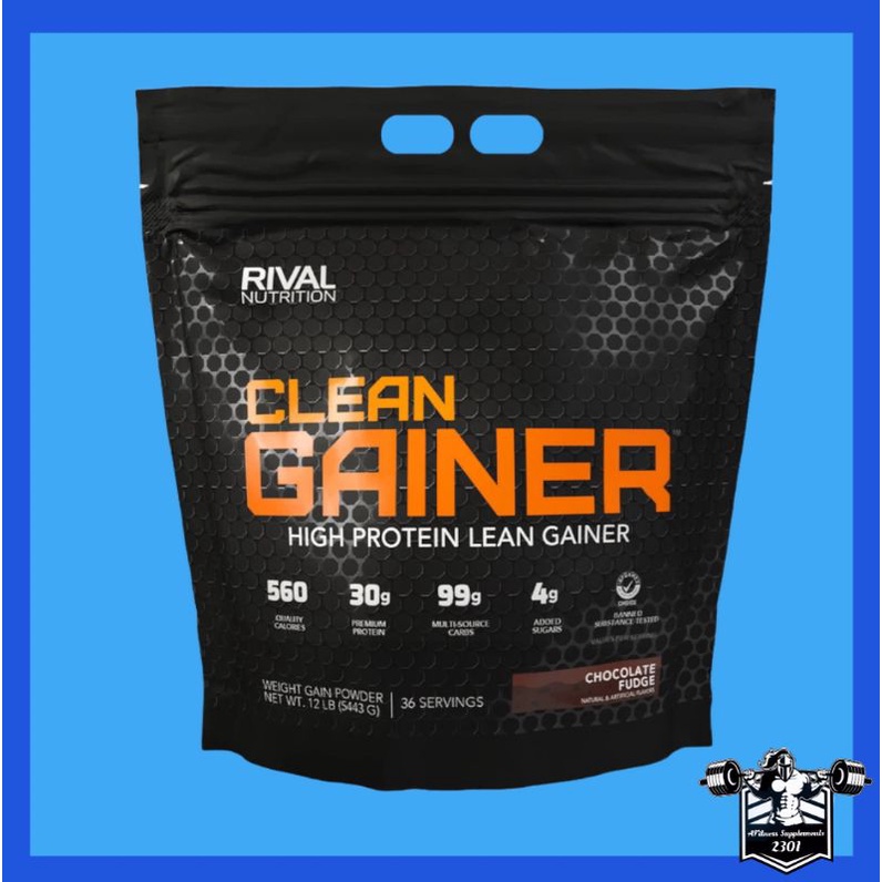 Jual Mass Gainer Rival Nutrition Clean Gainer 12 Lbs High Protein Lean