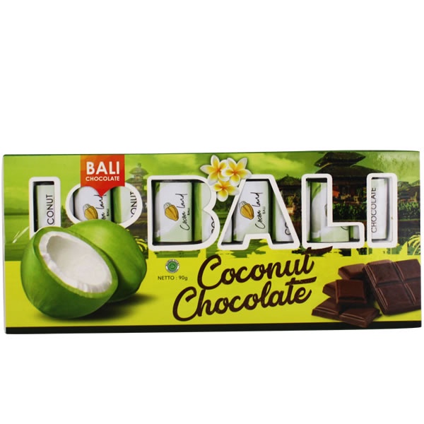Jual Cocoaland Bali Chocolate I love Bali - Cokelat Bali 90g | Shopee ...