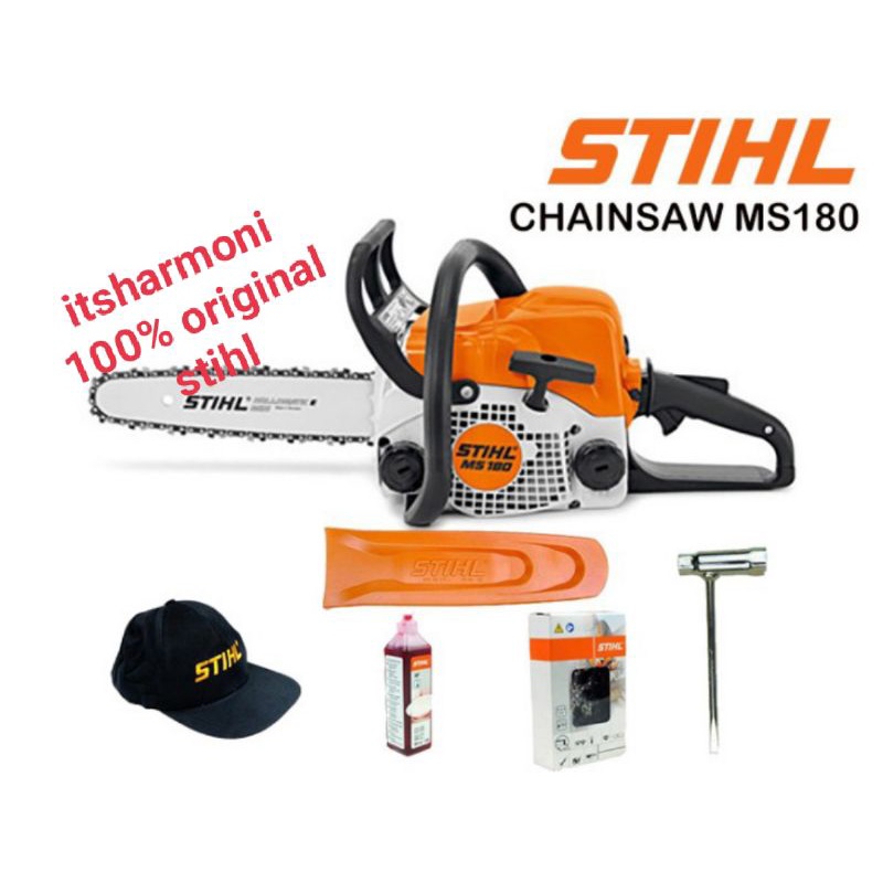 Jual Mesin Senso Chainsaw STIHL MS 180 16 Inch original | Shopee Indonesia