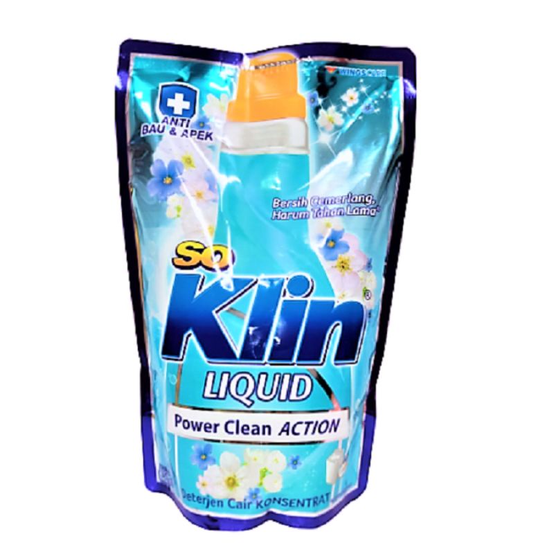 Jual So Klin Liquid Power Clean Action 750ml | Shopee Indonesia