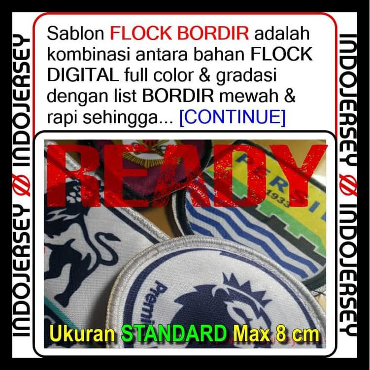 Jual Patch Emblem Custom Logo Flock Bordir (Alternatif Woven) | Shopee ...