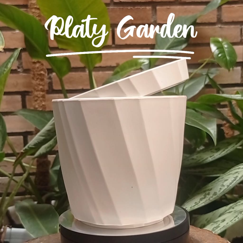 Jual Pot Gessler Twist Italian Design | Original Gessler | Pot Bunga ...