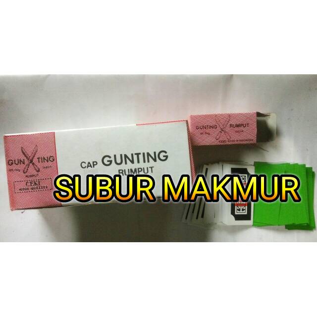 Jual Kartu Ceki / kartu lintrik gunting rumput (1pak=10set game ...