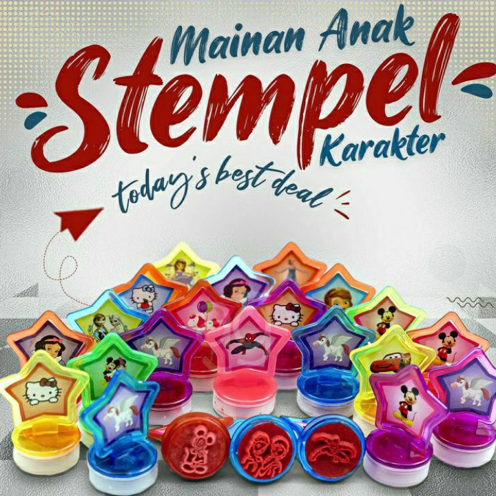 Jual Jc Acc Stempel Anak Motif Random ( Bisa Jadi Souvenir Ulang Tahun ...