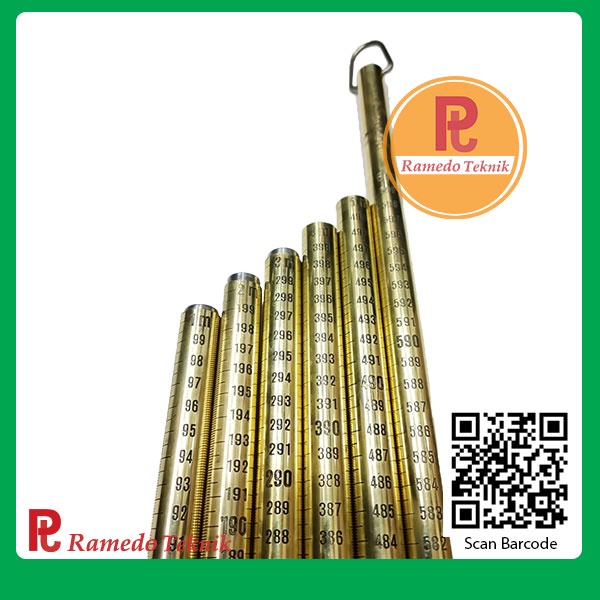 Jual Stick Sounding Kuningan Brass 1 Meter - Deep Stick Meter Kuningan ...