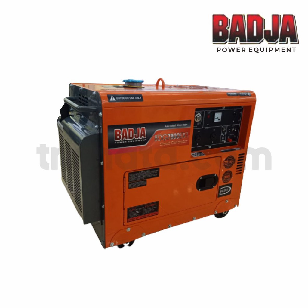 Jual GENSET SILENT SOLAR 5000 WATT BADJA BDG7800EX1 | Shopee Indonesia