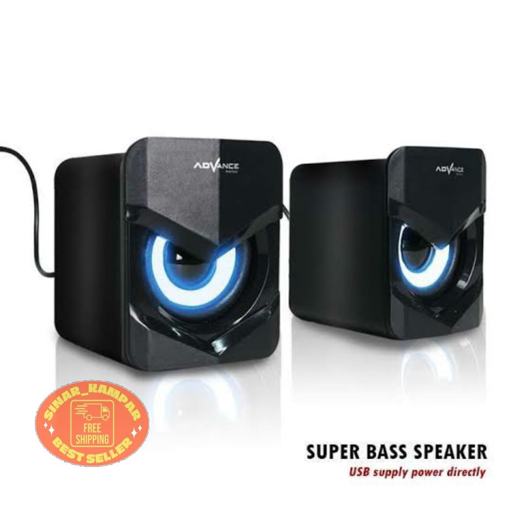 Jual Speaker Original Advance CLS-101 Multimedia Speaker Super Bass 2.0 ...