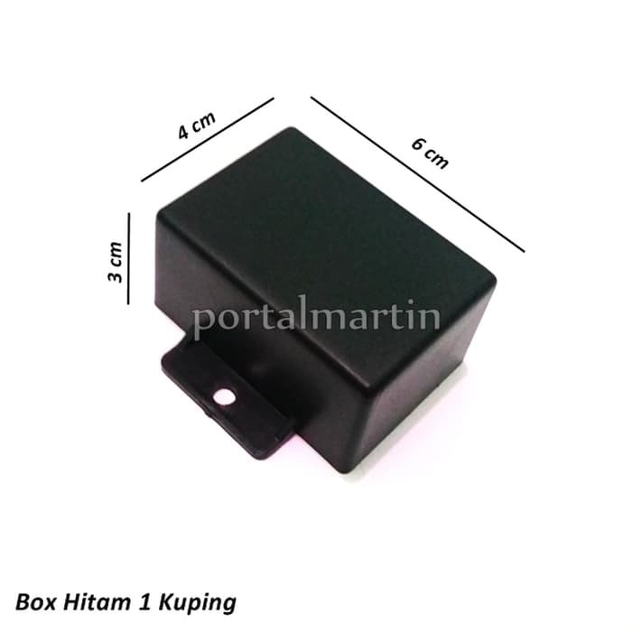 Jual Box 1 Kuping Hitam Project Box Plastik | Shopee Indonesia