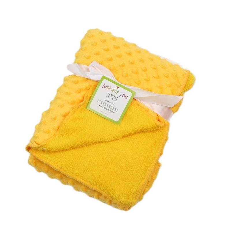 Jual Selimut Bayi Fleece Minky Dot / Baby Blanket Tanpa Topi | Shopee ...