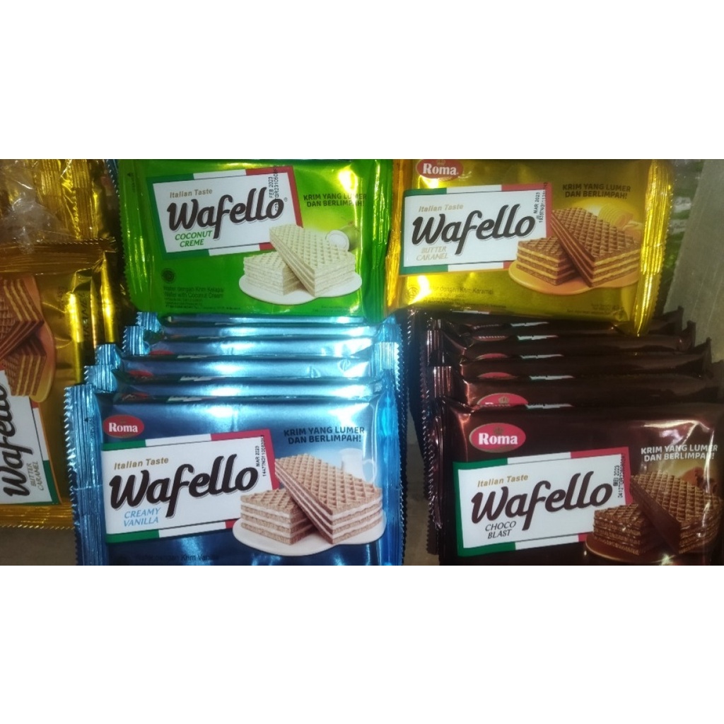 Jual wafello wafer krim 37gr | Shopee Indonesia