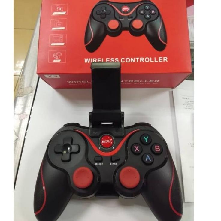 Jual GAMEPAD X3 JOYSTICK Bluetooth WIRELESS SMARTPHONE ANDROID HOLDER ...