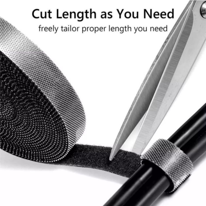 Jual Nylon Velcro Pengikat Kabel Organizer Perekat Kabel Cord Holder ...