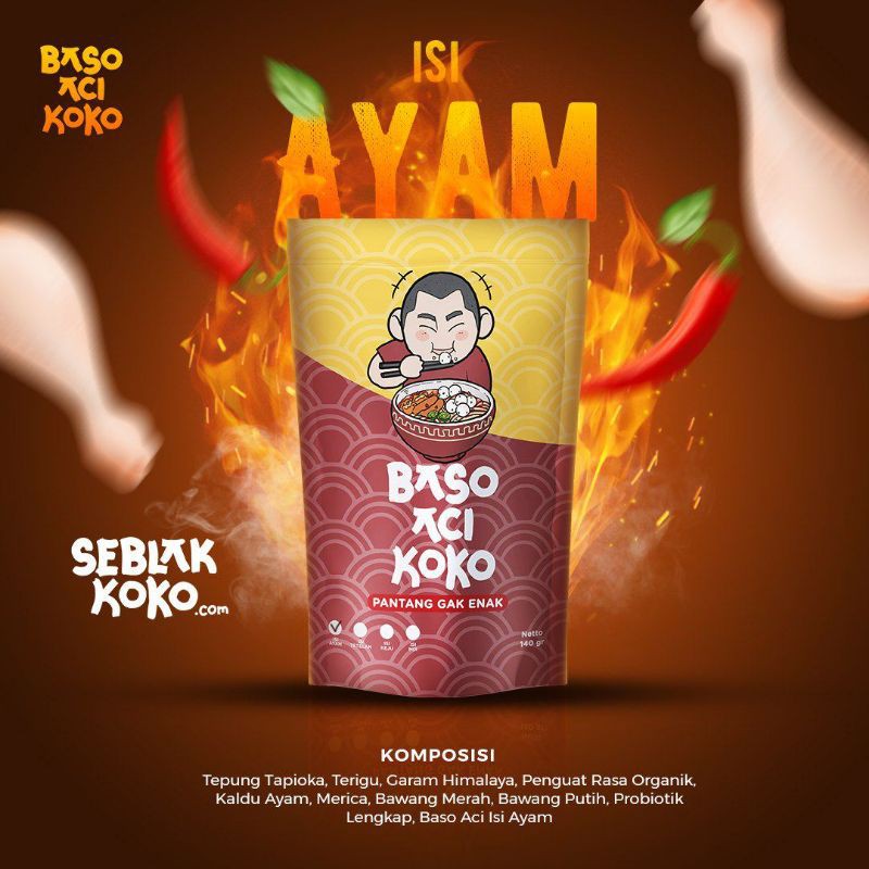 Jual Baso Aci Koko - Ayam Pouch | Shopee Indonesia