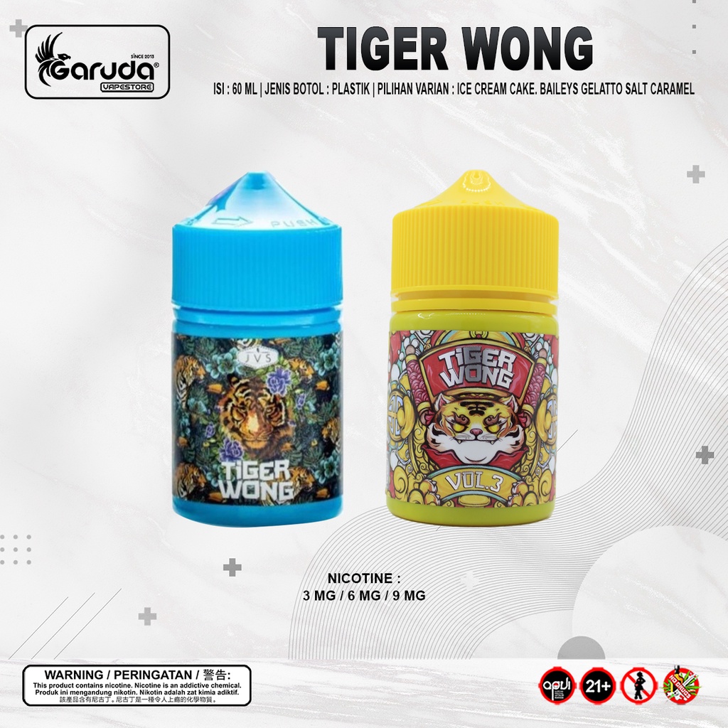 Jual Tiger Wong Liquid 60ml BercukaI | Shopee Indonesia