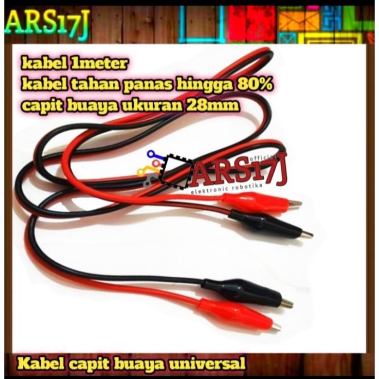 Jual kabel PSU kabel capit buaya universal | Shopee Indonesia