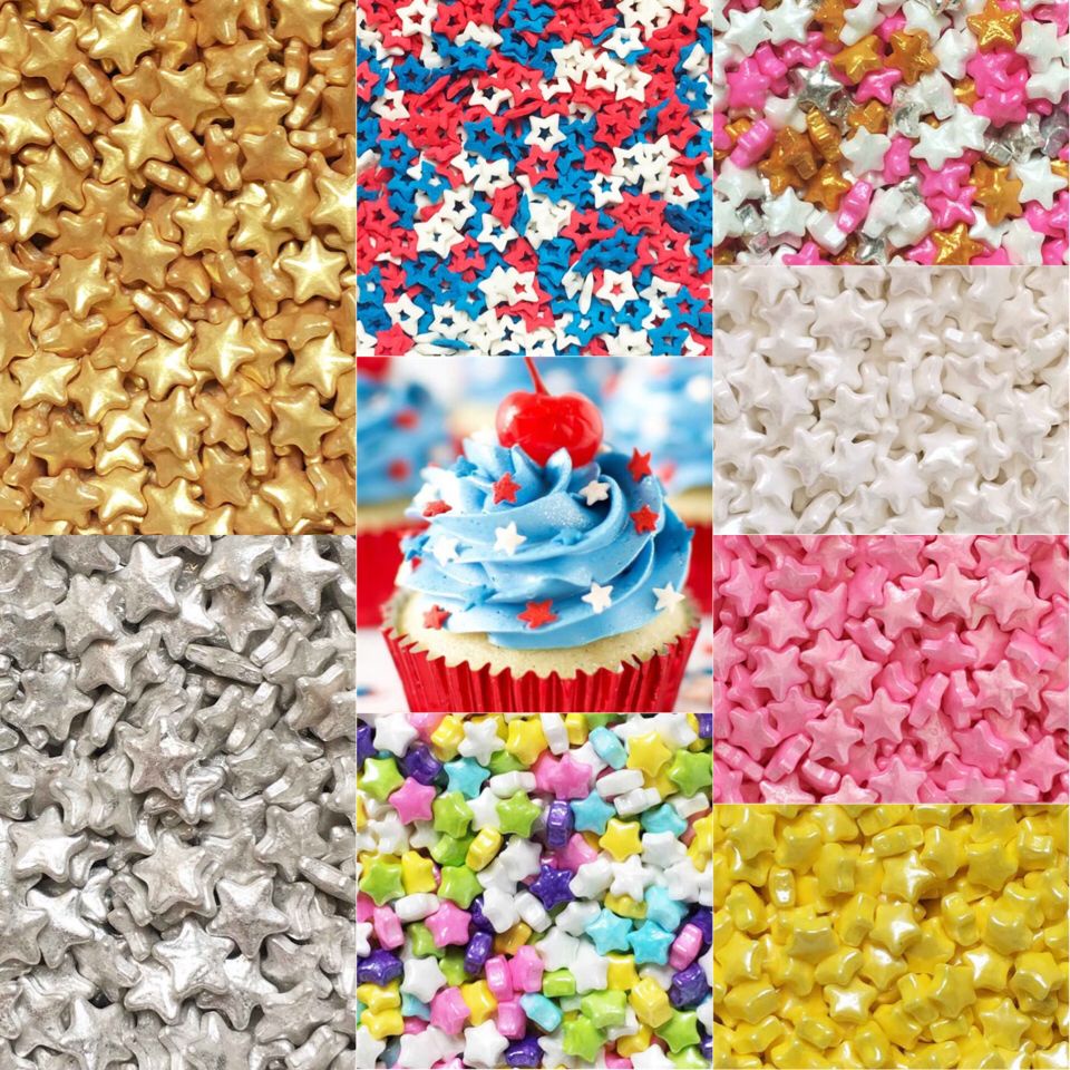 Jual sprinkle edible 15gr /star series/sprinkel kue | Shopee Indonesia