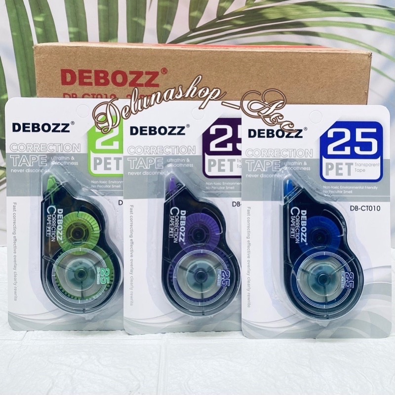 Jual CORRECTION TAPE / TIP - EX KERTAS MEREK = DEBOZZ type = DB - CT010 ...