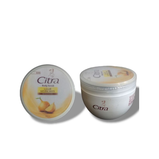 Jual CITRA BODY SCRUB LULUR NATURAL WHITE BENGKOANG 200ML | Shopee ...