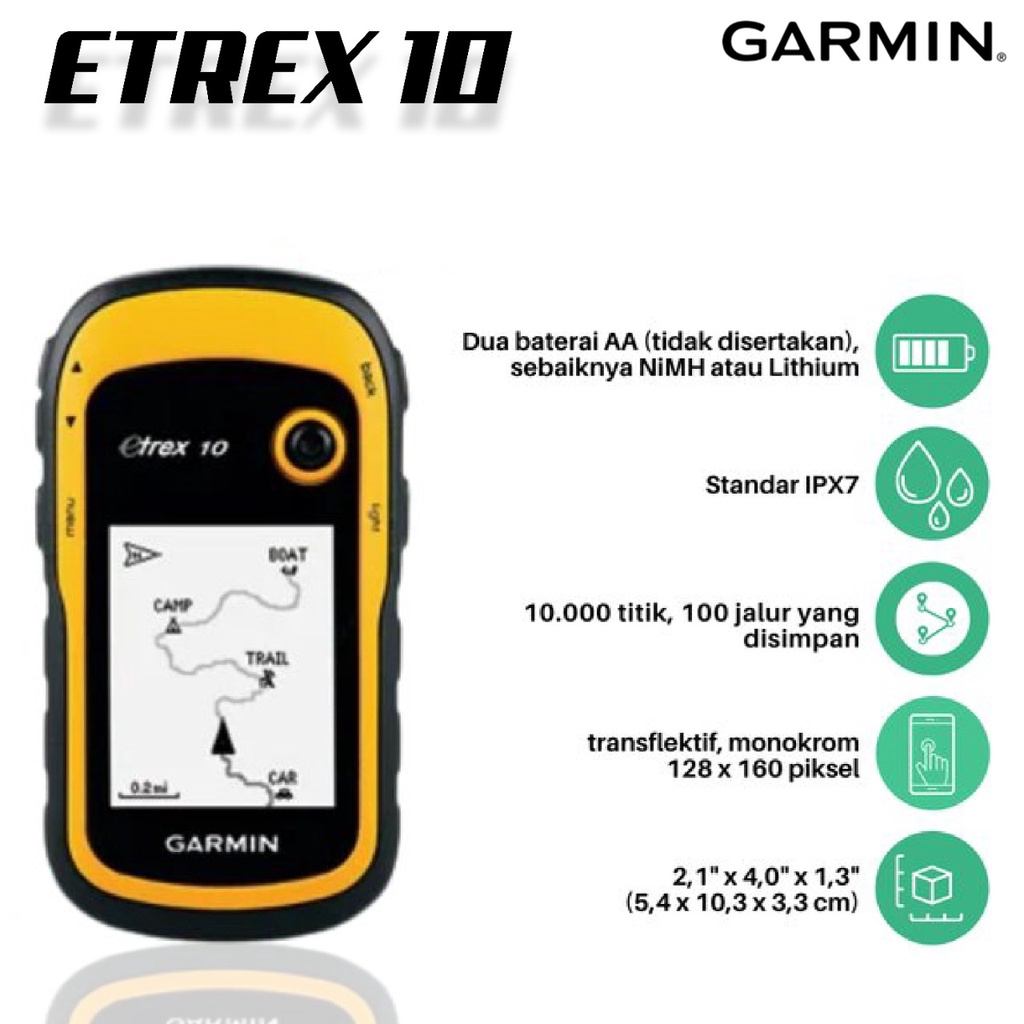 Jual GPS GARMIN ETREX 10 SEA | Shopee Indonesia