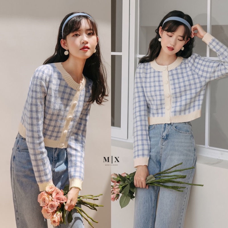 Jual CARDIGAN CROP TOP KNIT KOREAN STYLE RAJUT LENGAN PANJANG OUTER ATASAN WANITA MX922 | Shopee ...
