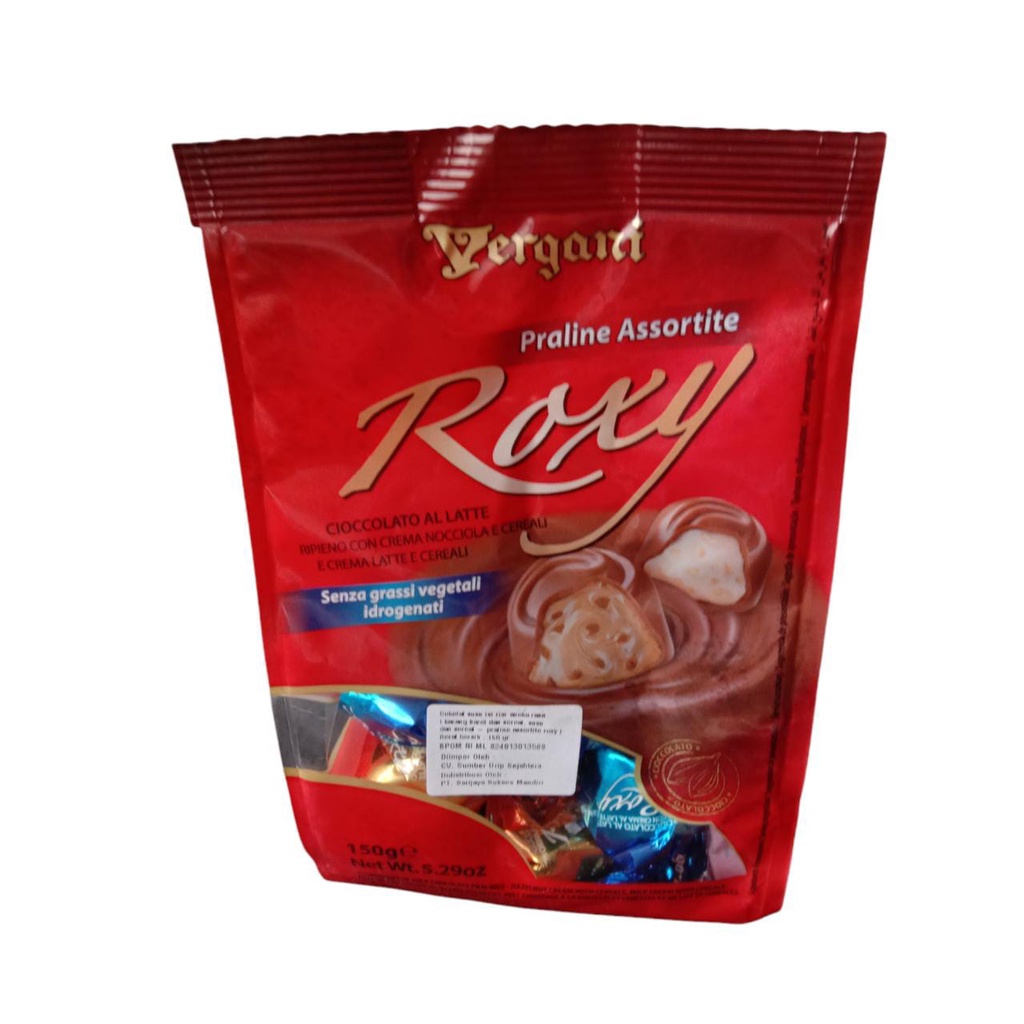 Jual VERGANI ROXY PRALINE ASSORITE CHOCOLATE AL LATTE 150 GR BUY 1 GET ...