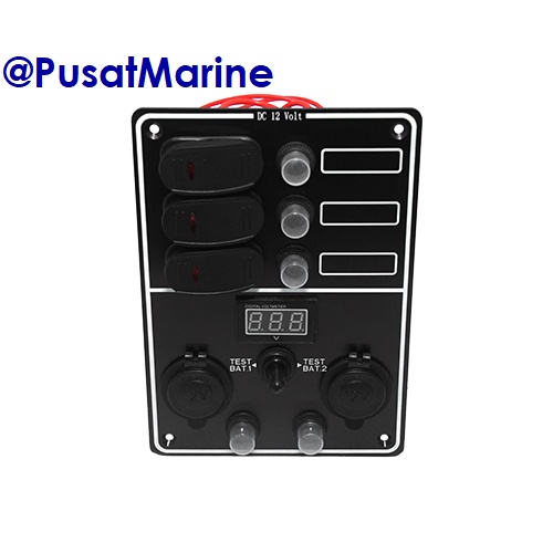 Jual Panel Saklar / Sakelar tahan air untuk dikapal - Switch pane 3 ...
