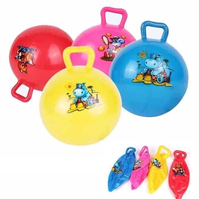 Jual H0152 HAPPY KIDS MAINAN BOLA KARET JUMPING MAINAN ANAK BOLA ...