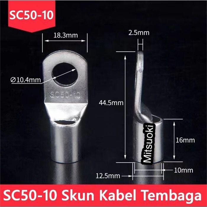 Jual KABEL SKUN RING/ KABEL SKUN TEMBAGA SC 50-8,50-10 | Shopee Indonesia