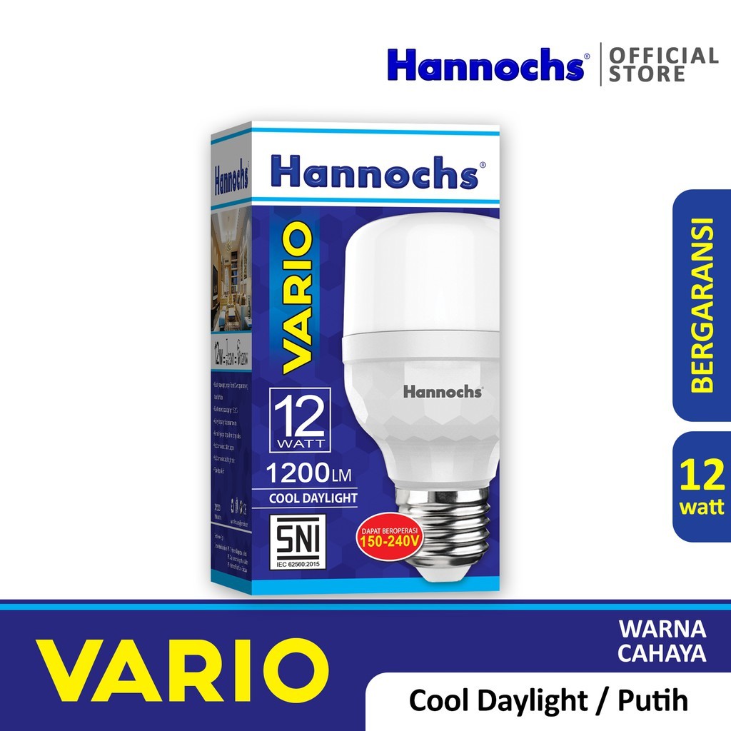 Jual LAMPU LED HANNOCHS VARIO 22W 30W 40W 50W | Shopee Indonesia