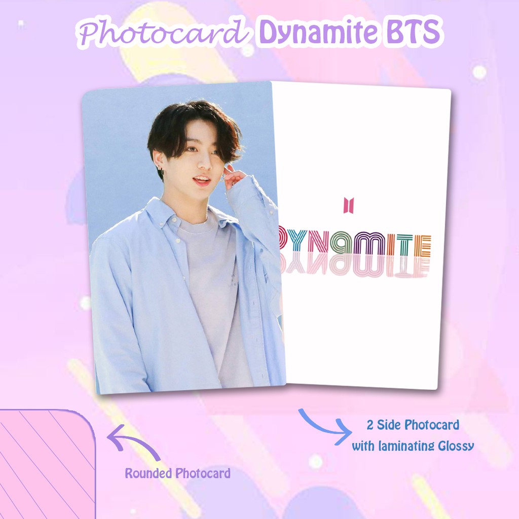 Jual Photocard BTS Dynamite ( Unofficial / 8pc ) | Shopee Indonesia