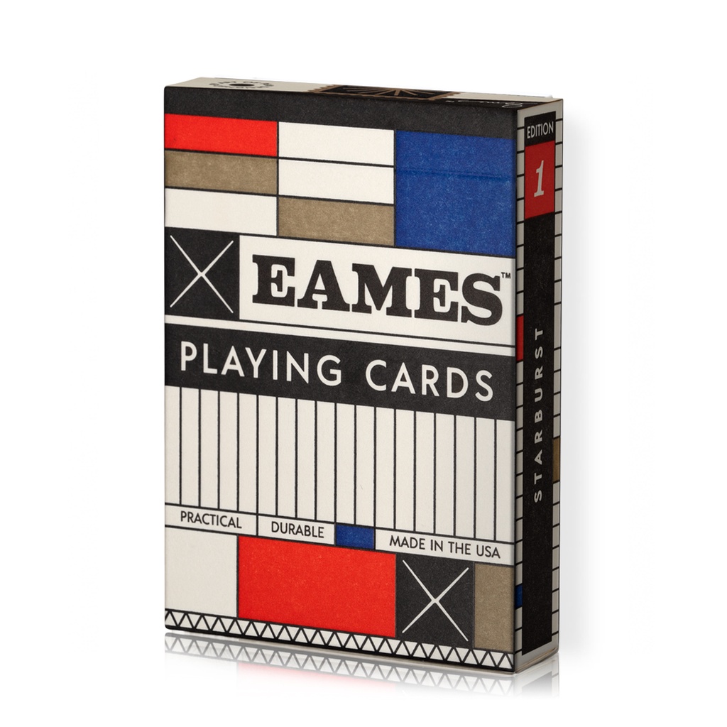 Jual Kartu Remi Import Eames Starburst Red by Art of Play (Playing ...