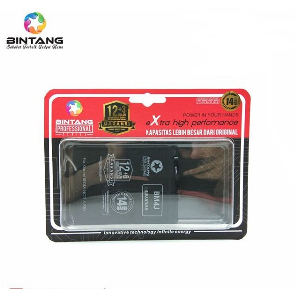 Jual BATERAI BINTANG EXTRA HIGH PERFORMANCE XIAOMI REDMI NOTE 8 PRO ...