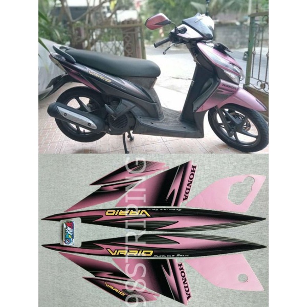 Jual STIKER STRIPING LIS STANDAR ORI HONDA VARIO 110 PINK CW RACING ...