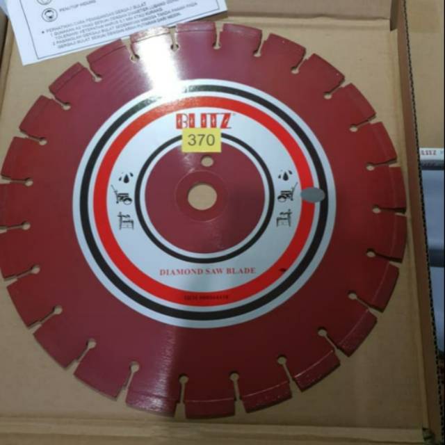 Jual Diamond Cutting wheel Aspal/Beton Blitz 14 inch ( 370 / 360 ...