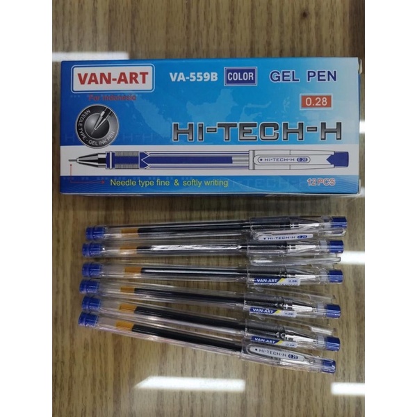 Jual (Harga 12 pc) Bolpen Hi tech BIRU VA-559B (1kotak isi 12pcs ...
