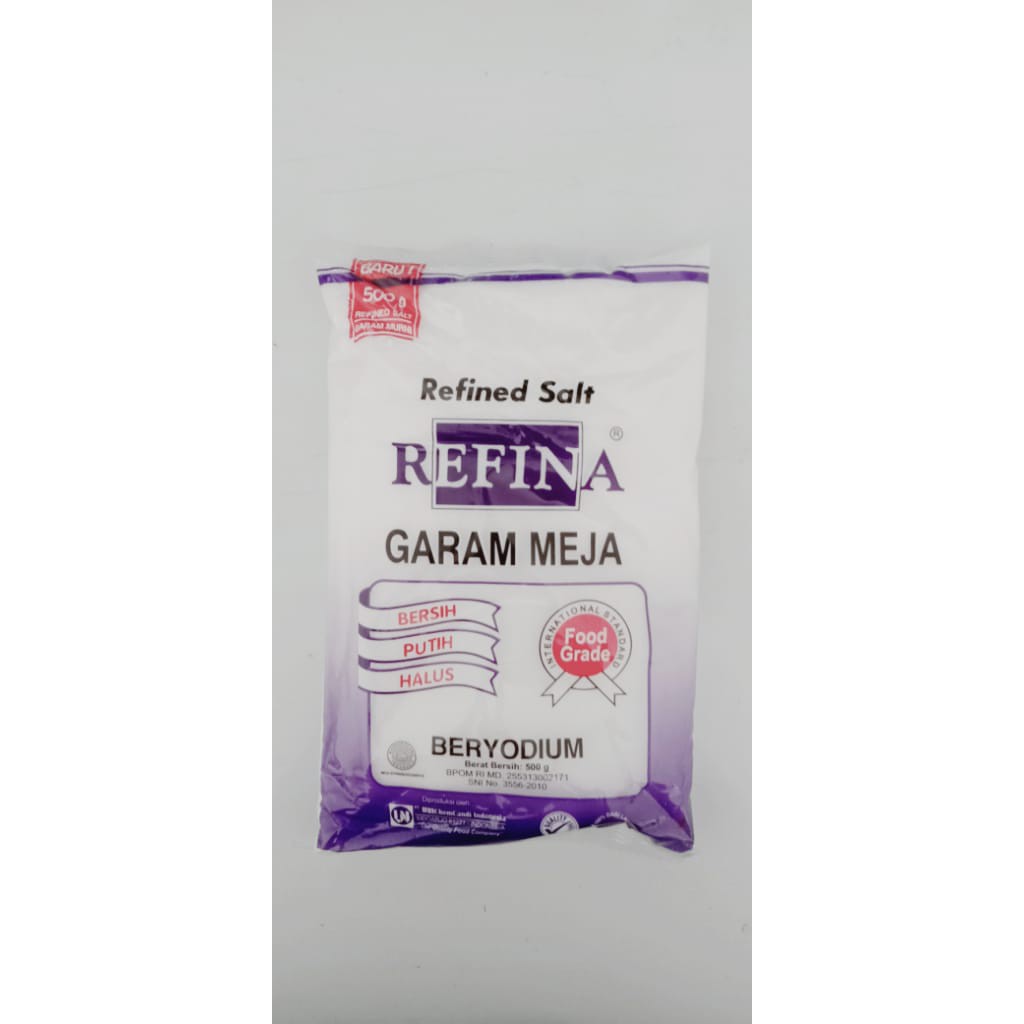 Jual Garam Refina / Garam Beryodium 500g | Shopee Indonesia