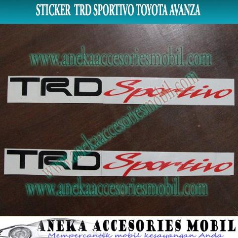 Jual Sticker Tulisan TRD Sportivo Toyota Avanza 2004-2011 | Shopee ...
