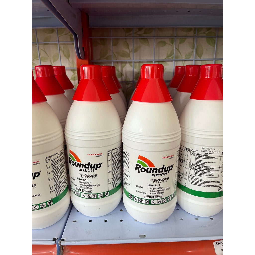 Jual HERBISIDA ROUNDUP 1 LITER 486SL PEMBASMI RUMPUT LIAR DAN GULMA ...