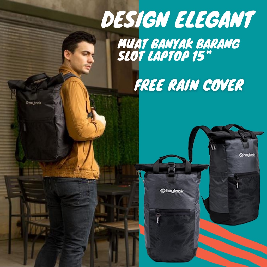Jual TAS RANSEL RANGSEL BACKPACK PRIA WATERPROOF PUNGGUNG LAPTOP LEPTOP MULTIFUNGSI MURAH KULIAH ...