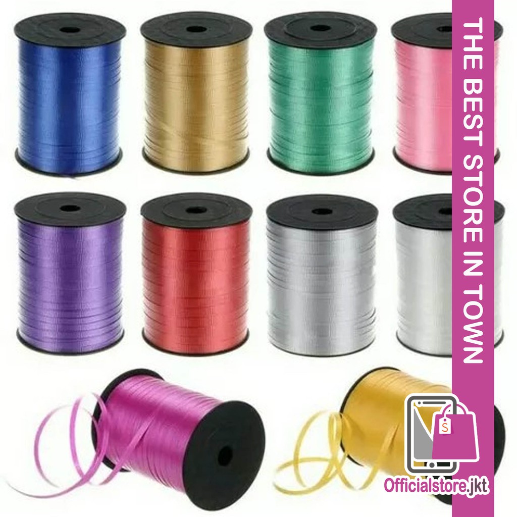 Jual OSJ - Pita Balon - Tali Balon - Pita Curly Ribbon - Pita Dekorasi ...