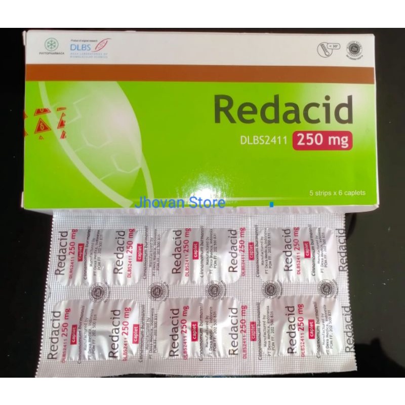 Jual Redacid 250mg (6 kaplet) , Membantu meredakan gangguan lambung ...
