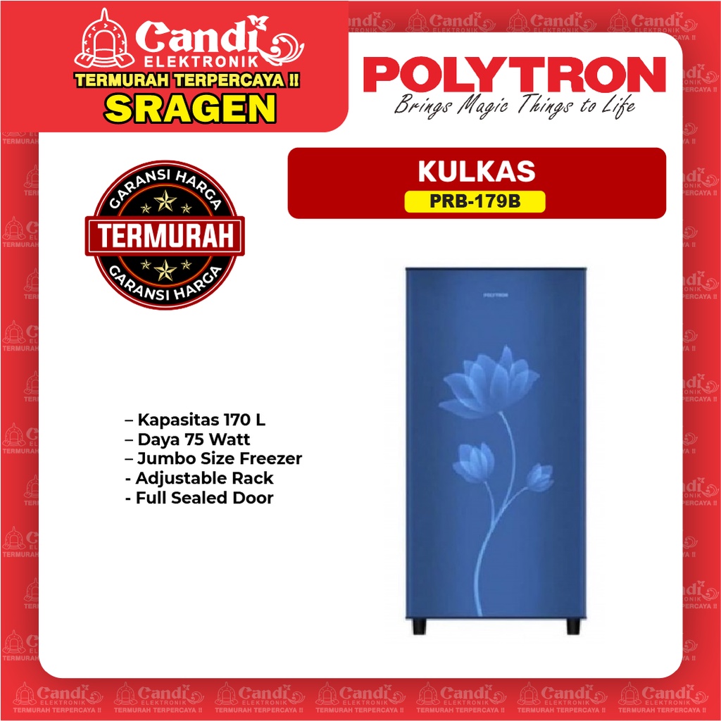 Jual POLYTRON Kulkas 1 Pintu PRB-179B | Shopee Indonesia