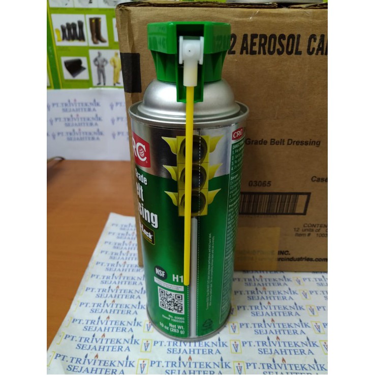 Jual food grade spray grease belt dressing CRC 03065,pelumas industri ...