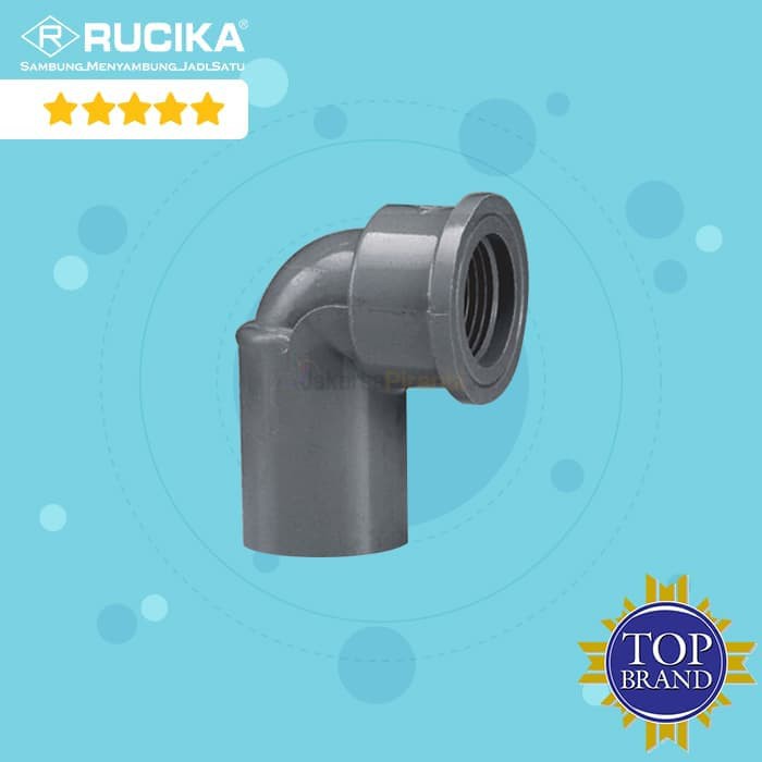 Jual Faucet Elbow AW Rucika Knie Drat Dalam 1/2 Inch | Shopee Indonesia