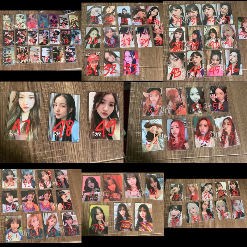 Jual Photocard gfriend viviz sowon yerin sinb eunha yuju umji (1) tfule birthday wn bop tfu ...