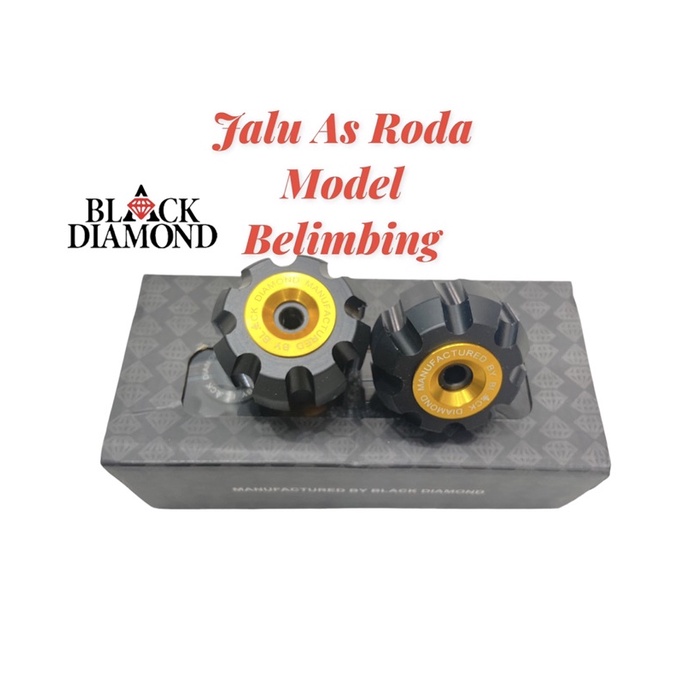 Jual Jalu As Roda Model Belimbing Black Diamond | Shopee Indonesia
