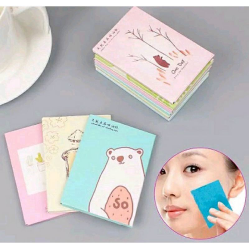 Jual KERTAS MINYAK WAJAH / FACE OIL PAPER CONTROL ISI 50 PCS | Shopee ...
