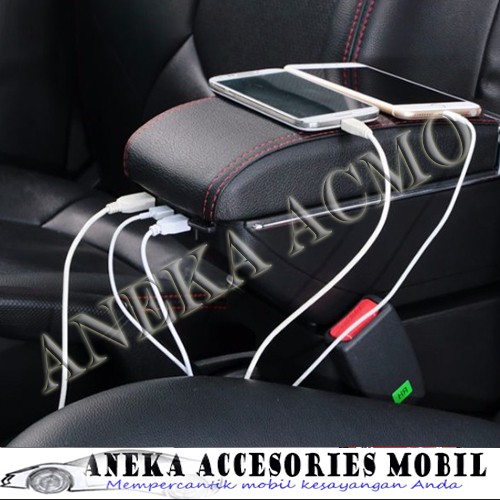 Jual Console Box Armrest box Arm Rest 7 USB 7USB Luxury Honda Mobilio ...