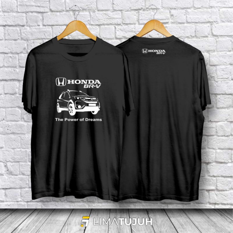 Jual Baju Kaos Otomotif / Kaos Mobil / Kaos Honda BR-V Bahan 30s Premium (iCloth) | Shopee Indonesia